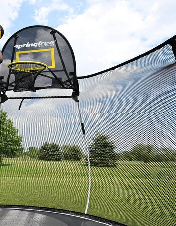 Springfree Trampoline Basketball Hoop Review (Pros, Cons, Cost)